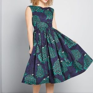 ModCloth Dresses | 1950s Retro Pinup Baby Blue Dress Xs | Poshmark